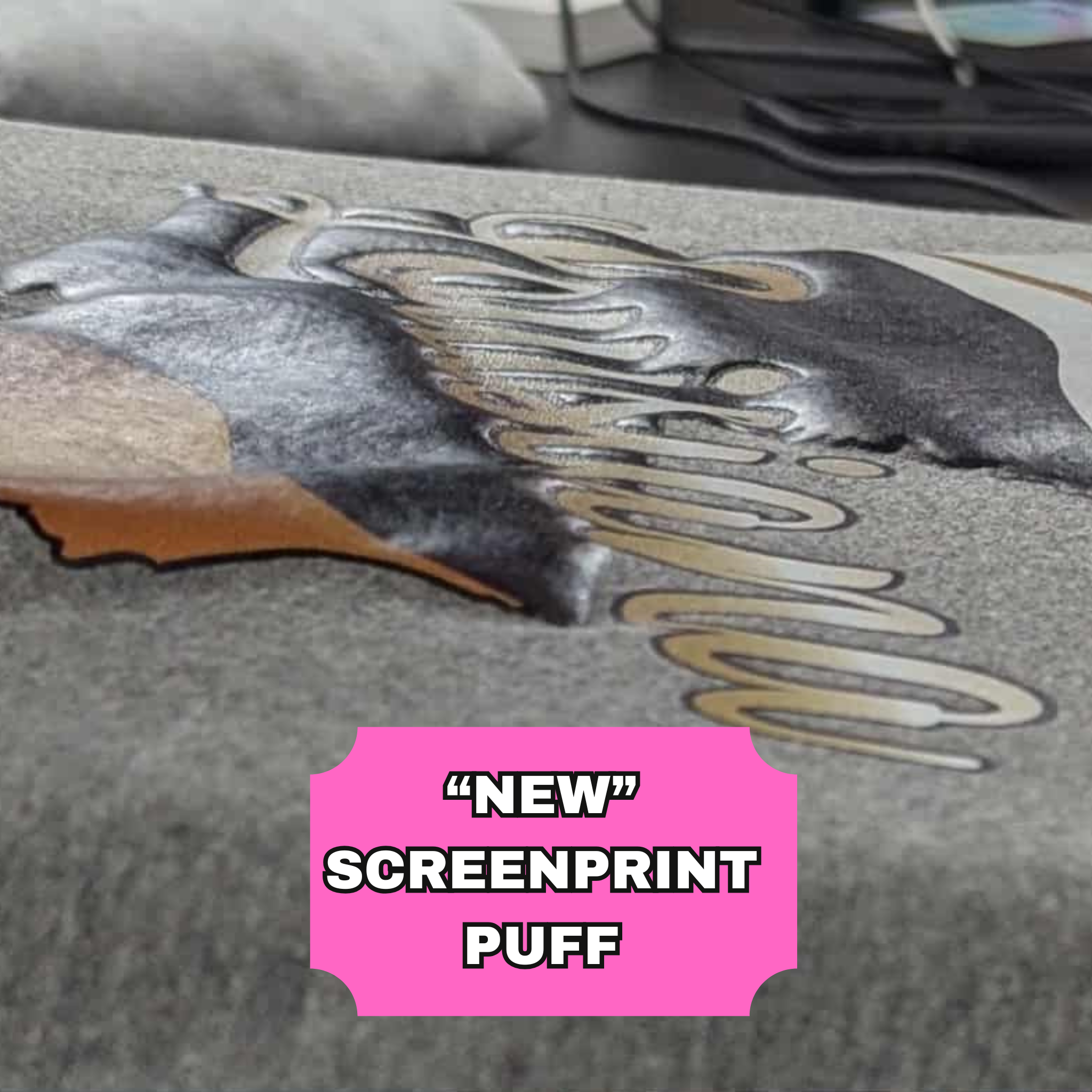 Rep Your State (PUFF) Screen Print Transfer – The Blanks Spot