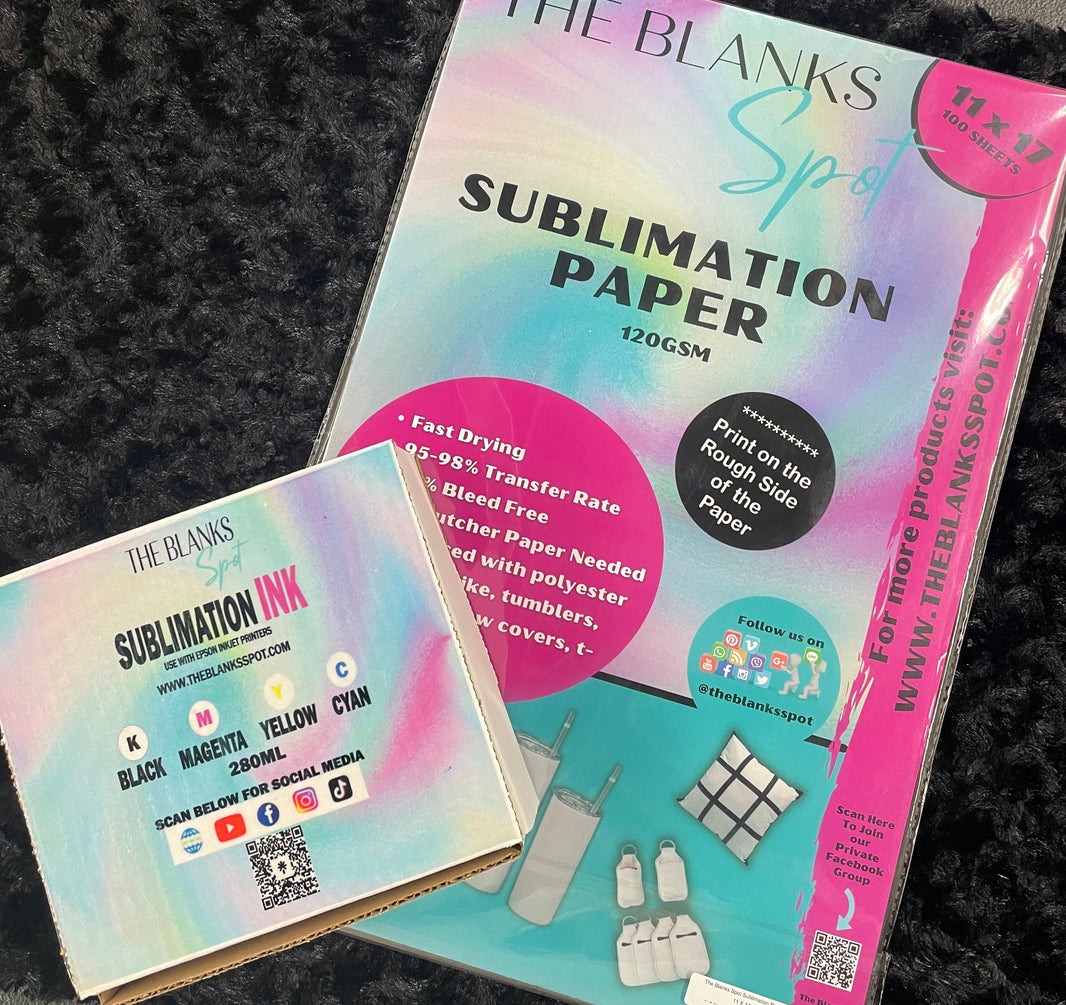 Sublimation Paper and Essentials – The Blanks Spot