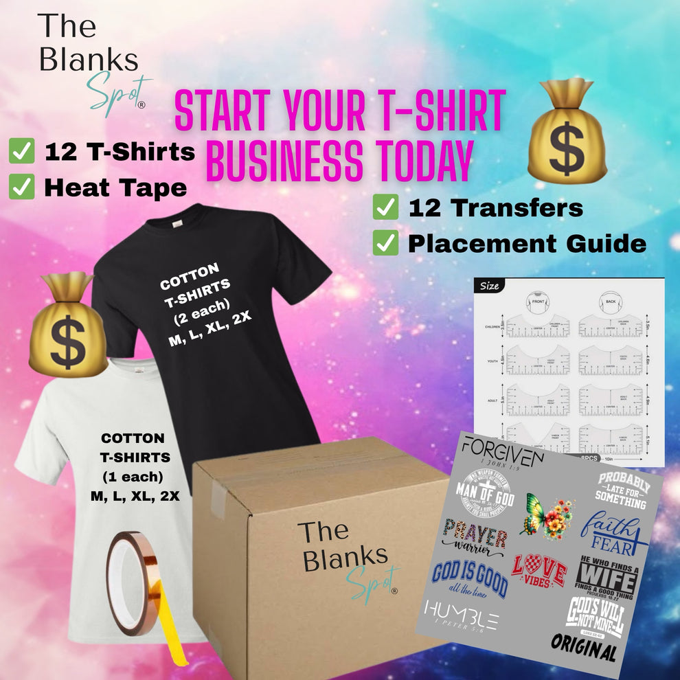 T-SHIRT BUSINESS IN A BOX – The Blanks Spot